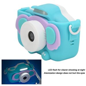 Shanrya Kids Digital Camera, 1080p Digital Children Camera 48MP Dual Camera Anti Fall 3 Inch High Definition for Gifts