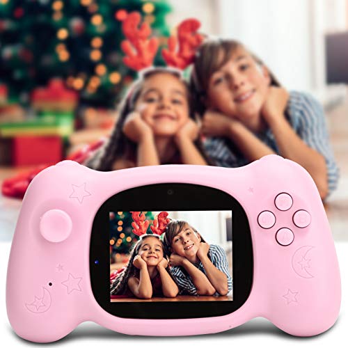 01 02 015 Kids Camera, 12MP Portable Multifunctional Digital Kids Camera Toys for Birthday Gift(Pink)