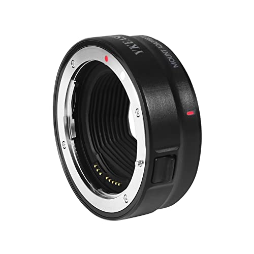 Lens Adapter Electronic Autofocus Conversion Ring Compatible with Canon EF/EF-S Lenses and Canon Mirrorless Digital Cameras EOS R R5 R6 R7 R10 RP C70 Series Cameras