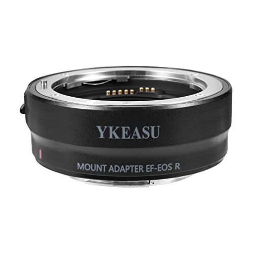 Lens Adapter Electronic Autofocus Conversion Ring Compatible with Canon EF/EF-S Lenses and Canon Mirrorless Digital Cameras EOS R R5 R6 R7 R10 RP C70 Series Cameras