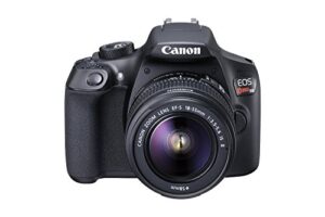 canon eos rebel t6 digital slr camera kit with ef-s 18-55mm f/3.5-5.6 is ii lens, built-in wifi and nfc – black (renewed)