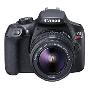 Canon EOS Rebel T6 Digital SLR Camera Kit with EF-S 18-55mm f/3.5-5.6 is II Lens, Built-in WiFi and NFC - Black (Renewed)