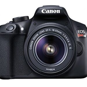 Canon EOS Rebel T6 Digital SLR Camera Kit with EF-S 18-55mm f/3.5-5.6 is II Lens, Built-in WiFi and NFC - Black (Renewed)