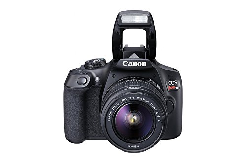 Canon EOS Rebel T6 Digital SLR Camera Kit with EF-S 18-55mm f/3.5-5.6 is II Lens, Built-in WiFi and NFC - Black (Renewed)