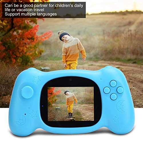 01 02 015 Kids Camera, 12MP Portable Multifunctional Digital Kids Camera Toys for Birthday Gift(Blue)