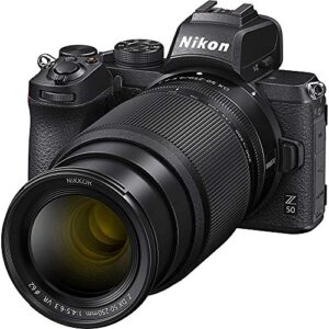 Nikon 1632B Z50 DX Mirrorless Camera w/NIKKOR Z DX 16-50mm & 50-250mm VR Lens - (Renewed)