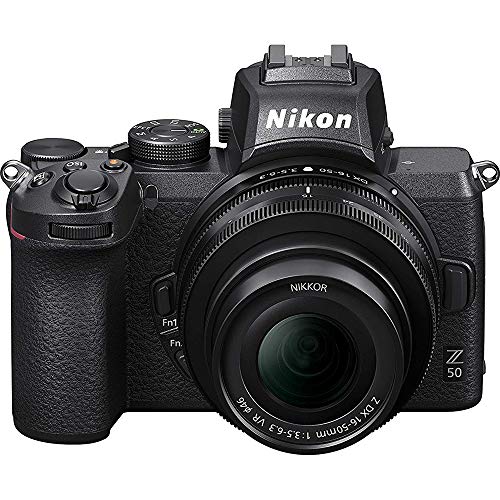 Nikon 1632B Z50 DX Mirrorless Camera w/NIKKOR Z DX 16-50mm & 50-250mm VR Lens - (Renewed)