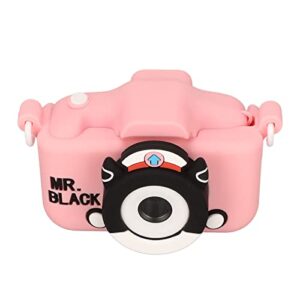 yemirth digital camera for kids, kids digital camera cute lightweight 2in screen children camera for photo video mp3 3‑10 years old kids(pink-2)