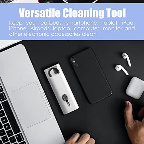 7-in-1 Electronics Cleaner Kit for Laptop Keyboard Airpods Pro MacBook Earbuds, Multi-Function Cleaning Kit for Keyboard Laptop Phone MacBook Computer PC Ear Bud Tablet Earphones iPod iPhone - Black