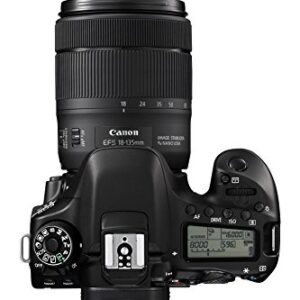 Canon Digital SLR Camera Body [EOS 80D] and EF-S 18-135mm f/3.5-5.6 Image Stabilization USM Lens with 24.2 Megapixel (APS-C) CMOS Sensor and Dual Pixel CMOS AF (Black)