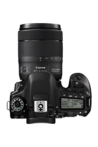 Canon Digital SLR Camera Body [EOS 80D] and EF-S 18-135mm f/3.5-5.6 Image Stabilization USM Lens with 24.2 Megapixel (APS-C) CMOS Sensor and Dual Pixel CMOS AF (Black)