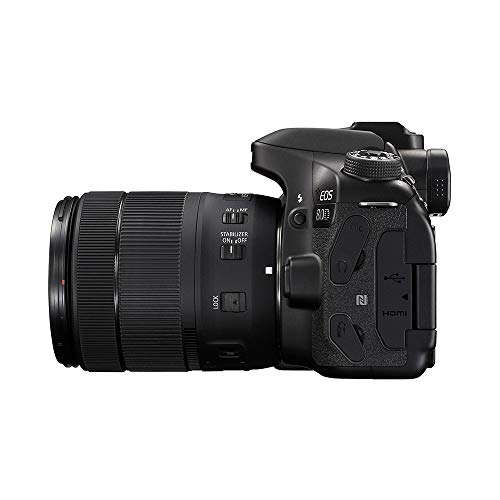 Canon Digital SLR Camera Body [EOS 80D] and EF-S 18-135mm f/3.5-5.6 Image Stabilization USM Lens with 24.2 Megapixel (APS-C) CMOS Sensor and Dual Pixel CMOS AF (Black)