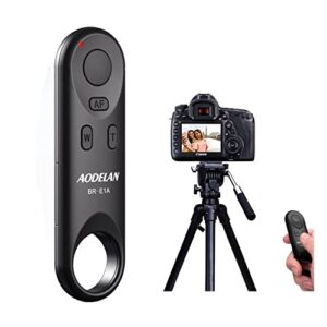 aodelan wireless shutter release for canon eos m50,m50 mark ii,m6 mark ii,6d mark ii,t7i,77d,sl2,sl3(eos 250d),90d,200d,eos r,800d,replace canon br-e1 remote control