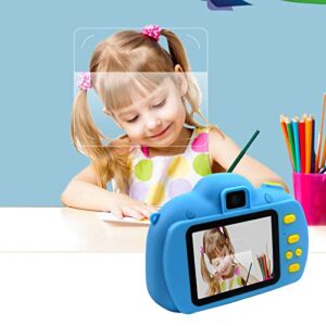 2.0-inch Cartoon Digital Camera HD 1080P Anti-Fall Front and Rear Dual Head Camera Children's Photo Toy Birthday Gift