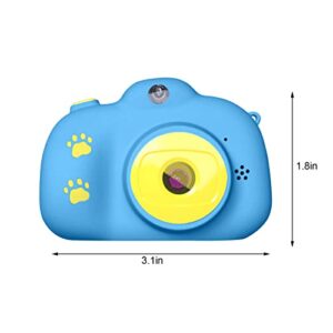 2.0-inch Cartoon Digital Camera HD 1080P Anti-Fall Front and Rear Dual Head Camera Children's Photo Toy Birthday Gift