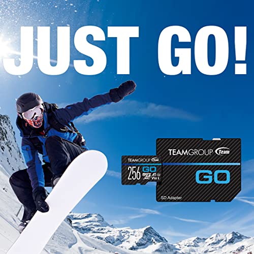 TEAMGROUP GO Card 128GB x 5 PACK Micro SDXC UHS-I U3 V30 4K for GoPro & Drone & Action Cameras High Speed Flash Memory Card with Adapter for Outdoor Sports, 4K Shooting, Nintendo-Switch TGUSDX128GU363