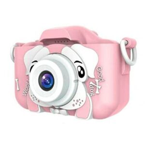 children digital camera, kids camera, anti-drop mini children selfie cartoon camera, 1080p hd digital video camera for girls boys christmas birthday gifts(pink)