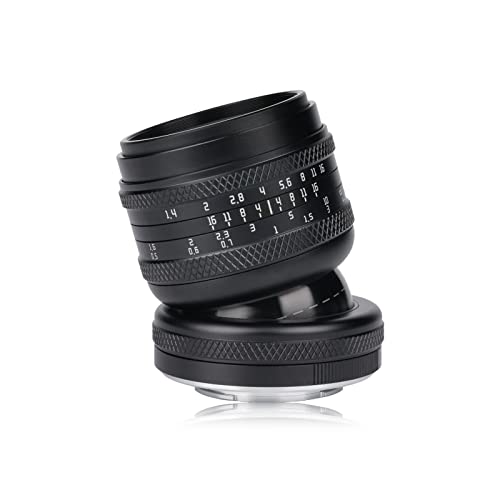 AstrHori 50mm F1.4 Large Aperture Full Frame Manual 2-in-1 Tilt Lens Miniature Model Effect & Filter Slot Compatible with Canon RF-Mount Mirrorless Camera EOS RP,EOS R5,EOS R6,EOS R3,EOS R