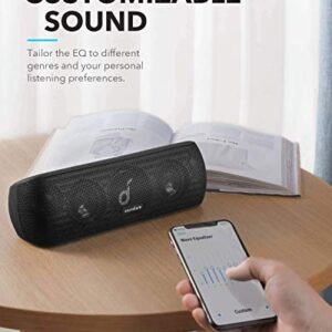 Soundcore Motion+ Bluetooth Speaker with Hi-Res 30W Audio, BassUp, Wireless , App, Custom EQ, 12H Playtime, Waterproof, USB-C, For Home Office