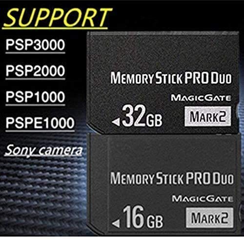 LILIWELL Original 32GB High Speed Memory Stick Pro Duo Mark2 32gb Cards PSP Game Camera Memory Card