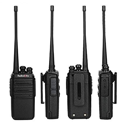 Radioddity GA-2S Long Range Walkie Talkies for Adults UHF Two Way Radio Rechargeable with Micro USB Charging + Air Acoustic Earpiece with Mic, for School Retail Business (2 Pack)