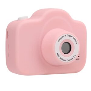 Yoidesu Kids Camera, 2 inch Touch Screen Mini DV Cartoon with 600mAh Battery for Boys&Girls Children Toddler(Pink)