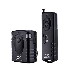 jjc radio wireless remote control shutter release for nikon z5 z6 z7 z6ii z7ii d750 d780 d7500 d7200 d5300 d5600 d5500 d3300 d3200 d610 d600 df d7100 d7000 d5200 d5100 d5000 p1000 & more nikon camera