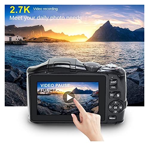 Camera 2.7K 48MP Micro Single Digital Camera 3.0 Inch High Definition Screen with Flash Camera and Video Recorder Camera Digital Camera (Size : Standard)