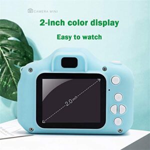 Niaviben Digital Camera for Kids HD 1080P Mini Camera 2.0 LCD Children's Sports Camera Birthday Gifts for Kids Green