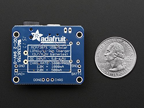 Adafruit USB/DC/Solar Lithium Ion/Polymer Charger [ADA390]