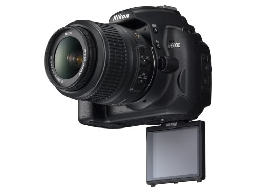 Nikon D5000 12.3 MP DX Digital SLR Camera with 18-55mm f/3.5-5.6G VR Lens and 2.7-inch Vari-angle LCD