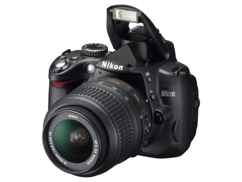 Nikon D5000 12.3 MP DX Digital SLR Camera with 18-55mm f/3.5-5.6G VR Lens and 2.7-inch Vari-angle LCD