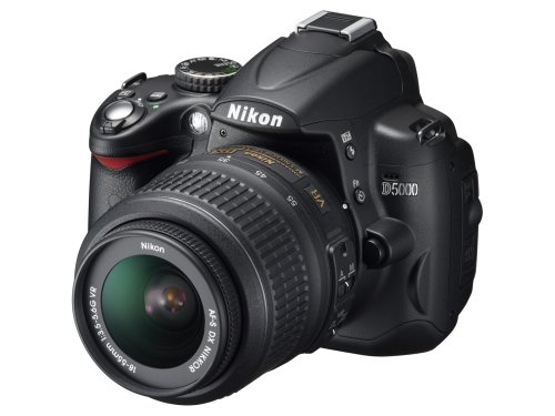 Nikon D5000 12.3 MP DX Digital SLR Camera with 18-55mm f/3.5-5.6G VR Lens and 2.7-inch Vari-angle LCD