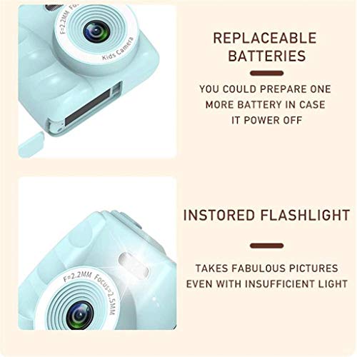 LKYBOA Digital Camera for Kids, Kids Digital Video Camera with 2 Inch Screen and Card for 3-10 Years Boys Girls Gift (Color : B)