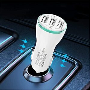 Bralon USB Car Charger[2-Pack],24W/4.8A Rapid Car Charger Compatible with Phone 12(Pro Max)/12 mini/11 Pro Max/Xs/Xs max/Xr/X/8,G.alaxy Note S10/S9/S8 and More