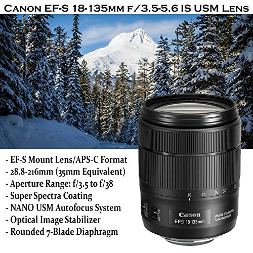 Canon EOS 90D DSLR Camera with EF-S 18-135mm f/3.5-5.6 is USM Lens + Canon 75-300mm III Lens, Battery Grip with Advanced Professional Photo & Travel Bundle