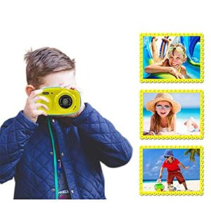 LKYBOA Child Waterproof Camera for Children 3 Meters Waterproof Multi-Function Display Children's Camera HD IPS Display