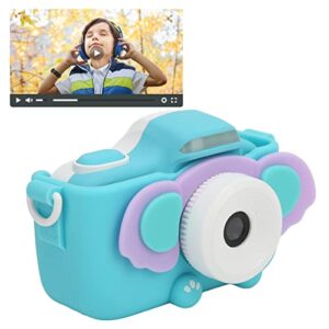 Shanrya 1080p Digital Children Camera, Kids Digital Camera IPS Touch Screen 1000mAh Rechargeable 48MP Dual Camera for Boys for Gifts for Girls