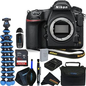 nikon d850 dslr camera (body only) + sunshine essential bundle