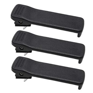 3pcs hln8255 hln8255b belt clip compatible for motorola dp1400 dep450 pr400 cp200 cp200d cp200xls cp040 cp140 cp150 gp3688 ep450 pmnn4251 nntn4497 nntn4970 nntn4851