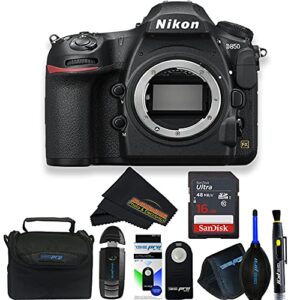 nikon d850 dslr camera (body only) + sunshine basic bundle