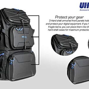 Ultimaxx Extra Large Camera DSLR/SLR Backpack for Nikon, Canon, Sony, Panasonic, Pentax, Olympus, and Fuji Cameras—an Outdoor Hiking/Travelling Backpack with 15.6 Laptop Compartment