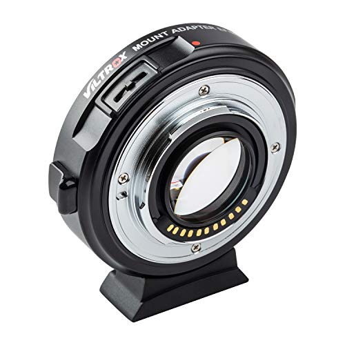 VILTROX EF-M2II 0.71x Speed Booster, EF to Micro 4/3 Focal Reducer Booster Adapter Auto-Focus for GH6 GH5M2 BMPCC 4K GH4 GH5 G100 G95 G85 OM-1 EM-1 E-M1X E-M1 iii E-M5 iii E-M10 iv E-M10 iii