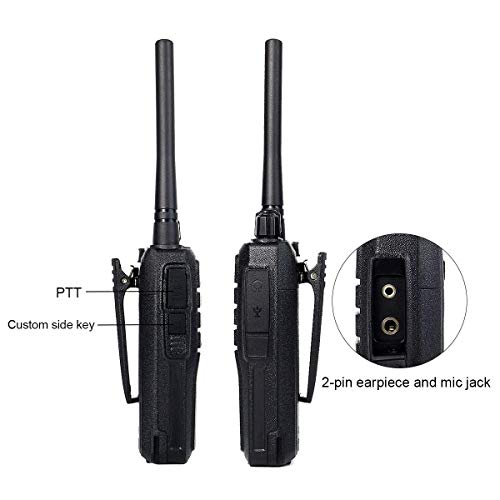 Retevis RT21 2 Way Radio Long Range, Walkie Talkies for Adults, Heavy Duty Rechargeable Two Way Radios with Six-Way Charger, for Manufacturing Education Government(6 Pack)