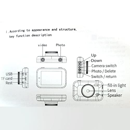 iFCOW Digital Camera for Kids, High Definition Dual Lens 40MP MP3 Player Eyeshield Big Screen Digital Camera for Travelling