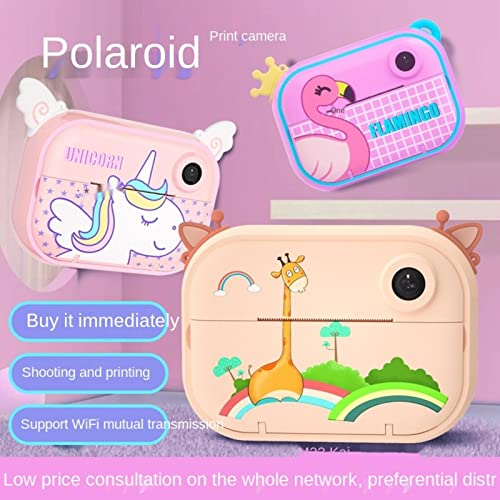 NC Polaroid Children Print Camera Thermal Digital Camera Mini Video Camera WiFi Transmission