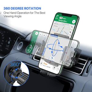 Miracase [Upgraded] Car Phone Mount, Air Vent Cell Phone Holder for Car, Universal Car Phone Holder Cradle Compatible with iPhone 14 Series/14 Pro Max/iPhone 13 Series/iPhone 12/11/XR and More