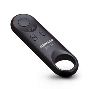 aodelan camera remote control for canon eos rp, eos r, r5, r6, m50, m50 ii, 6d mark ii, 77d, 850d, 800d, 200d, 250d, eos rebel sl2, rebel t7i, t8i, 90d, eos m6 mark ii, sx70 hs; replaces canon br-e1