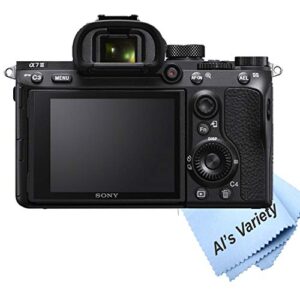 Sony Alpha a7 III Mirrorless Digital Camera(No Lens) + Shot-Gun Microphone + LED Always on Light+ 64GB Extreme Speed Card, Gripod, Case, and More (26pc Video Bundle)