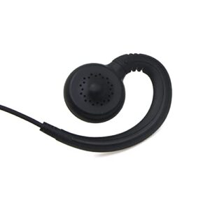 Kymate HKLN4455 HKLN4602 CLP1010 CLP1040 CLP1060 CLP446 CLP1083e CLP446e CLPe Plus Earpiece with PTT Mic for Motorola Solutions Business Radios Single Pin Shotr Cord Swivel Headset